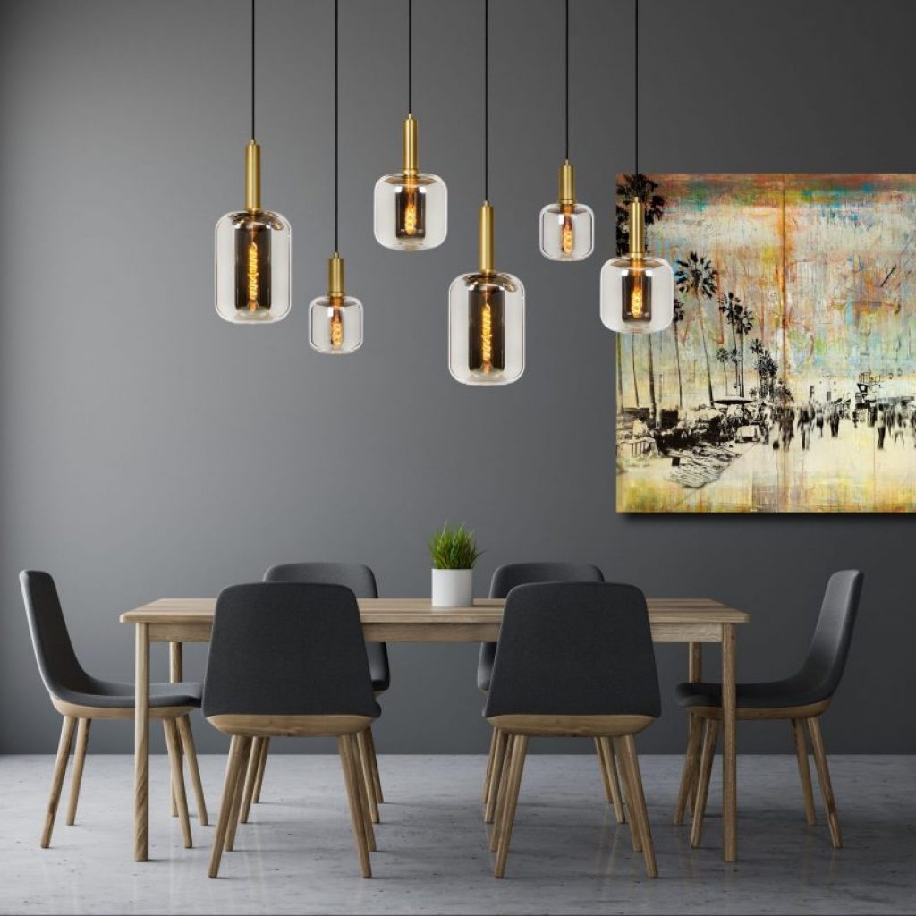 Hanglampen Rookglas - Voorbeelden & Inspiratie