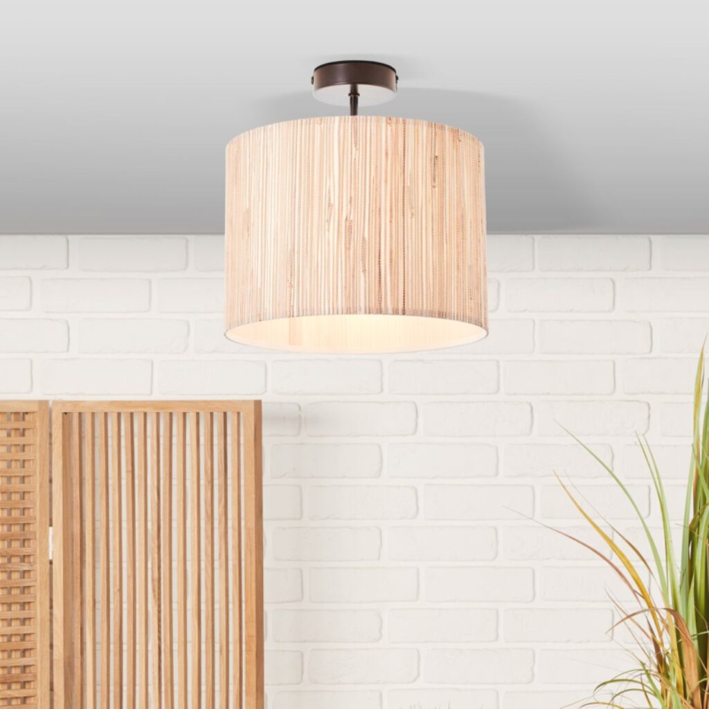 Raoul Plafondlamp - Zeegras - Lampencompleet